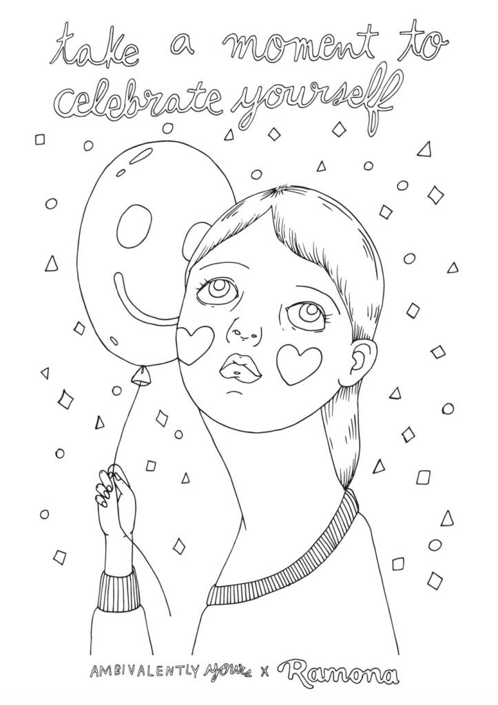 Ramona Colouring in sheets - Ramona Magazine